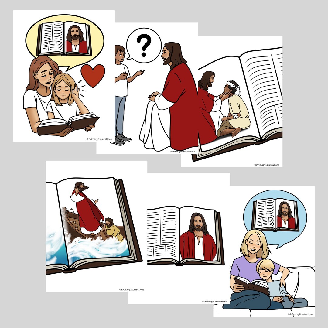 Tell Me the Stories of Jesus - Primary Singing Time Visuals Packet - Etsy