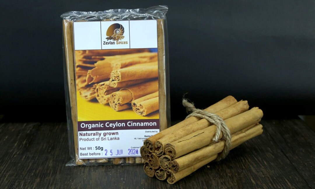 Pure Organic Ceylon Cinnamon Sticks, True Cinnamon Not Cassia, 50g ...