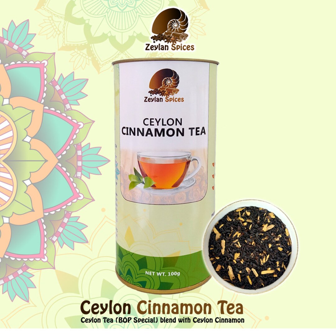 Premium Grade Ceylon Cinnamon Tea, Ceylon Tea (BOPS) With True Ceylon ...