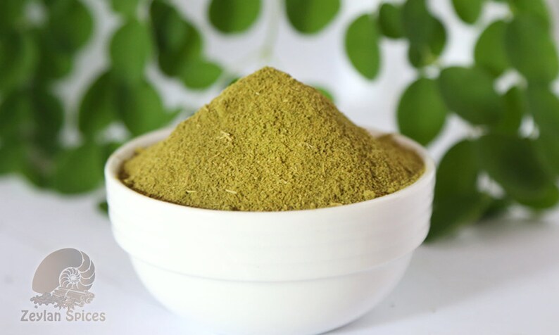 Premium Organic Ceylon Moringa Leaf Powder | Naturally Sun Dried ...
