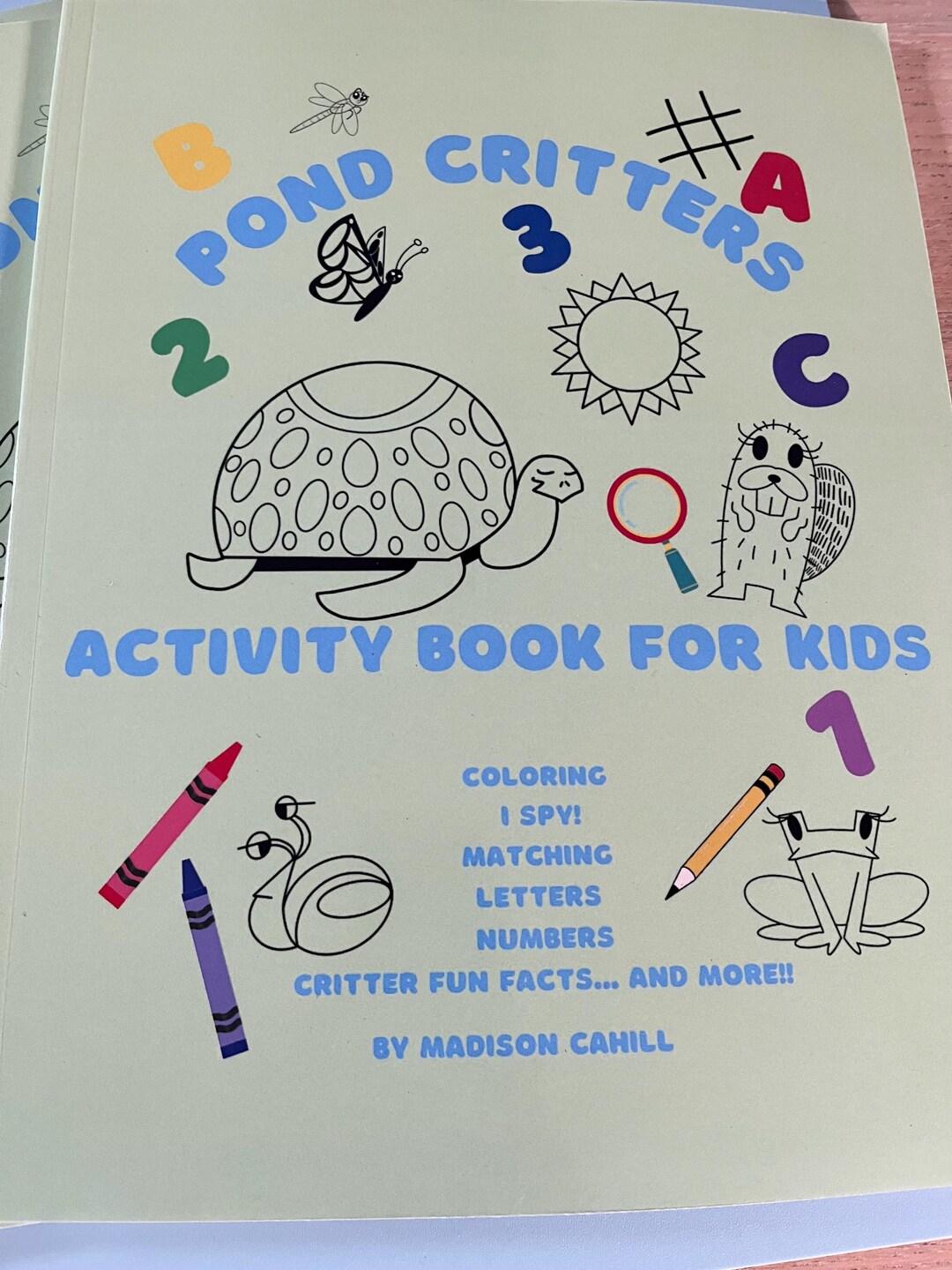 Pond Critters Activity Book for Kids, Bugs, Fun Educational Activity ...
