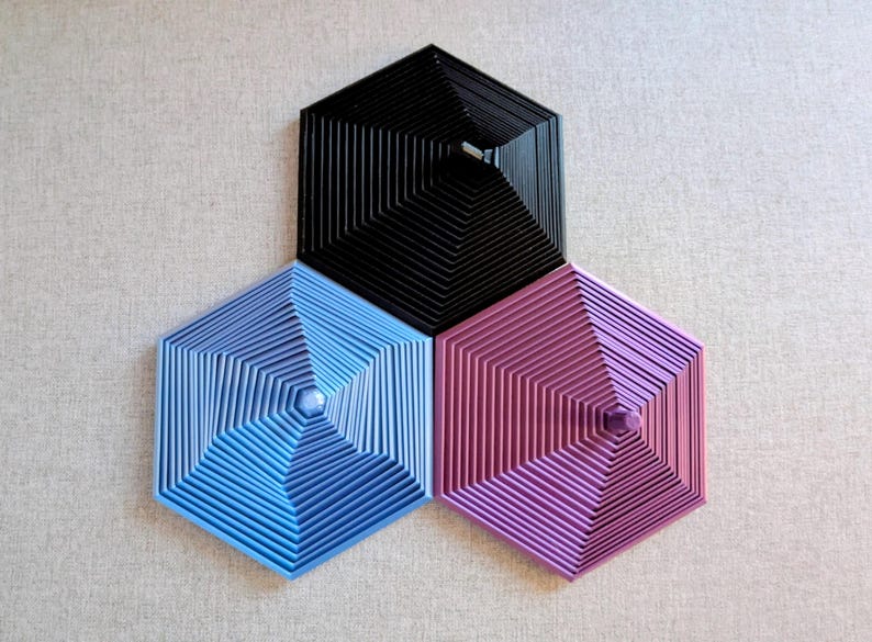Hexagon Fidget Toy | ADHD Sensory Tool | Durable Anxiety Relief Spinner ...