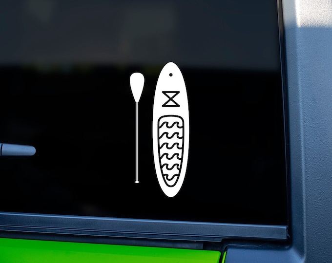 Paddle Board Decal | Paddle Board Sticker | SUP Decal | Car Decals ...