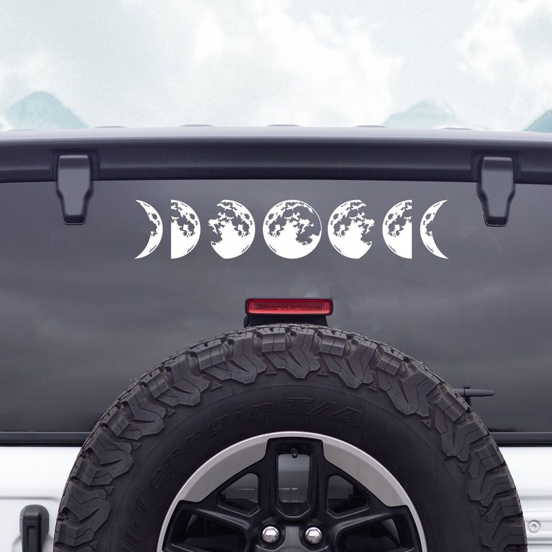 Crescent Moon Decal - Etsy