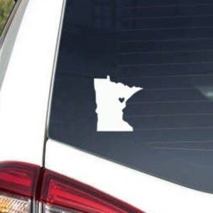 Minnesota Car Decal Sticker | Minnesota Sticker | Minnesota Decal ...