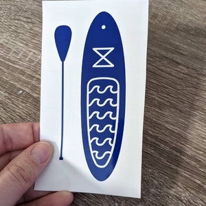 Paddle Board Decal | Paddle Board Sticker | SUP Decal | Car Decals ...
