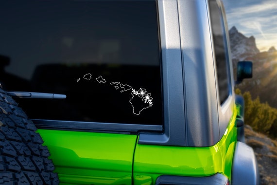 Hawaii Car Decal Sticker Hawaii Haku Lei Decal Hawaii Car - Etsy