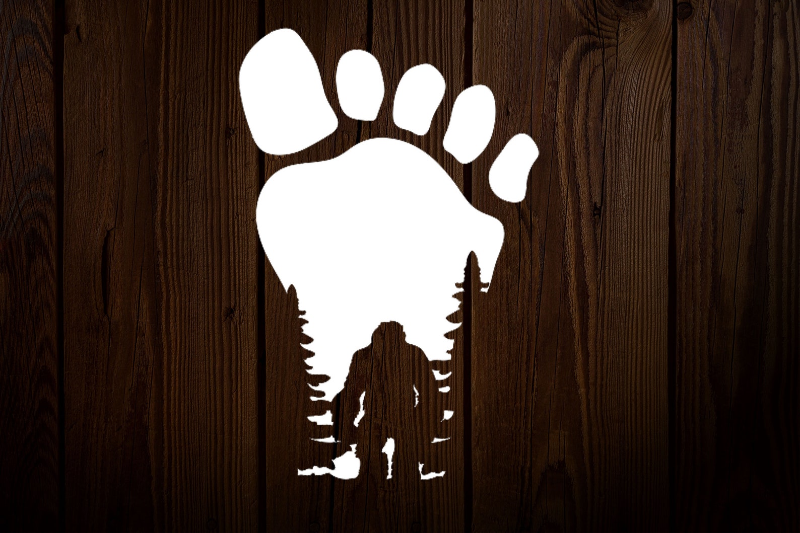 Bigfoot Decal Bigfoot Car Decal Bigfoot Sticker | Etsy