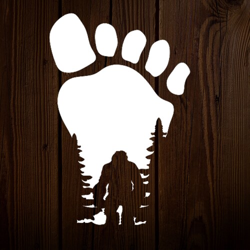 Bigfoot Decal Bigfoot Car Decal Bigfoot Sticker | Etsy
