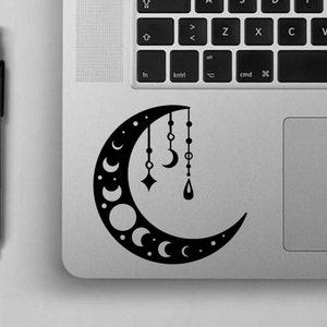 Moon Car Decal Moon Cycle Decal Sticker Crescent Moon Car Decal Sticker ...