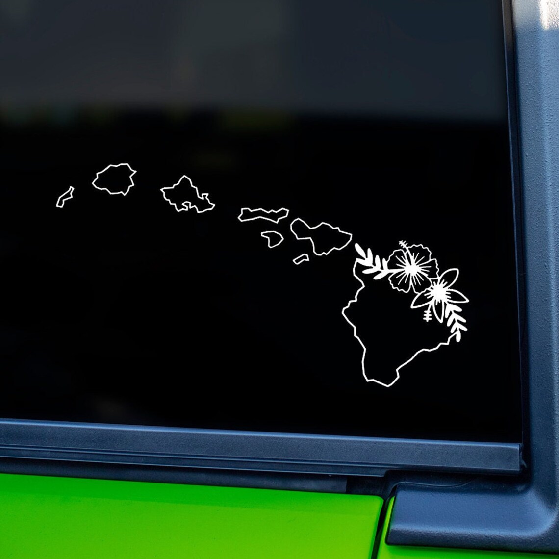 Hawaii Car Decal Sticker Hawaii Haku Lei Decal Hawaii Car - Etsy
