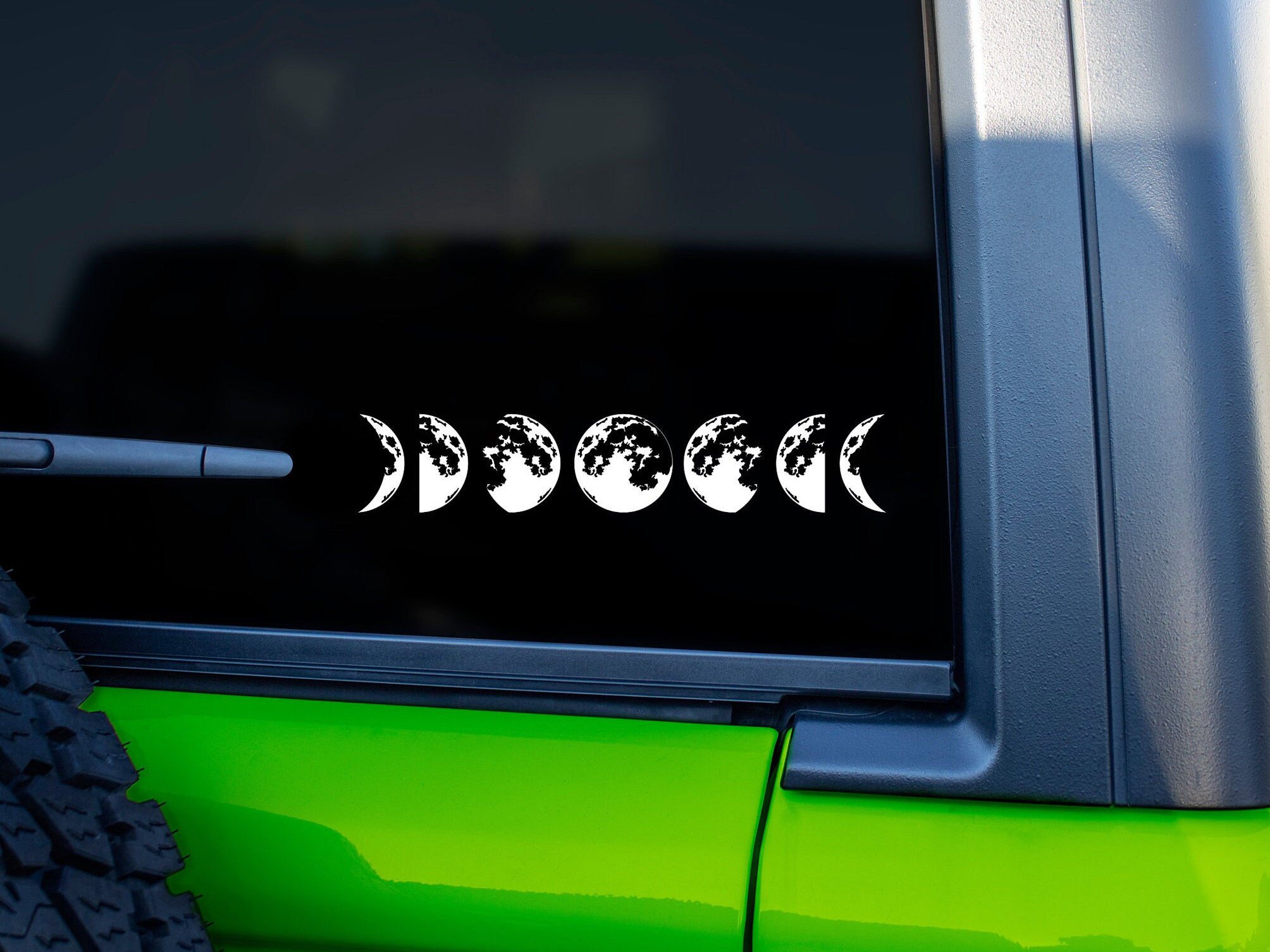 Moon Decal Moon Car Decal Moon Sticker Moon Phases - Etsy