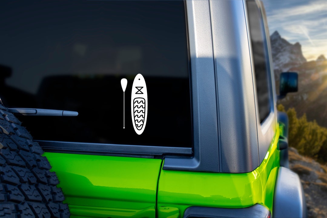 Paddle Board Decal | Paddle Board Sticker | SUP Decal | Car Decals ...