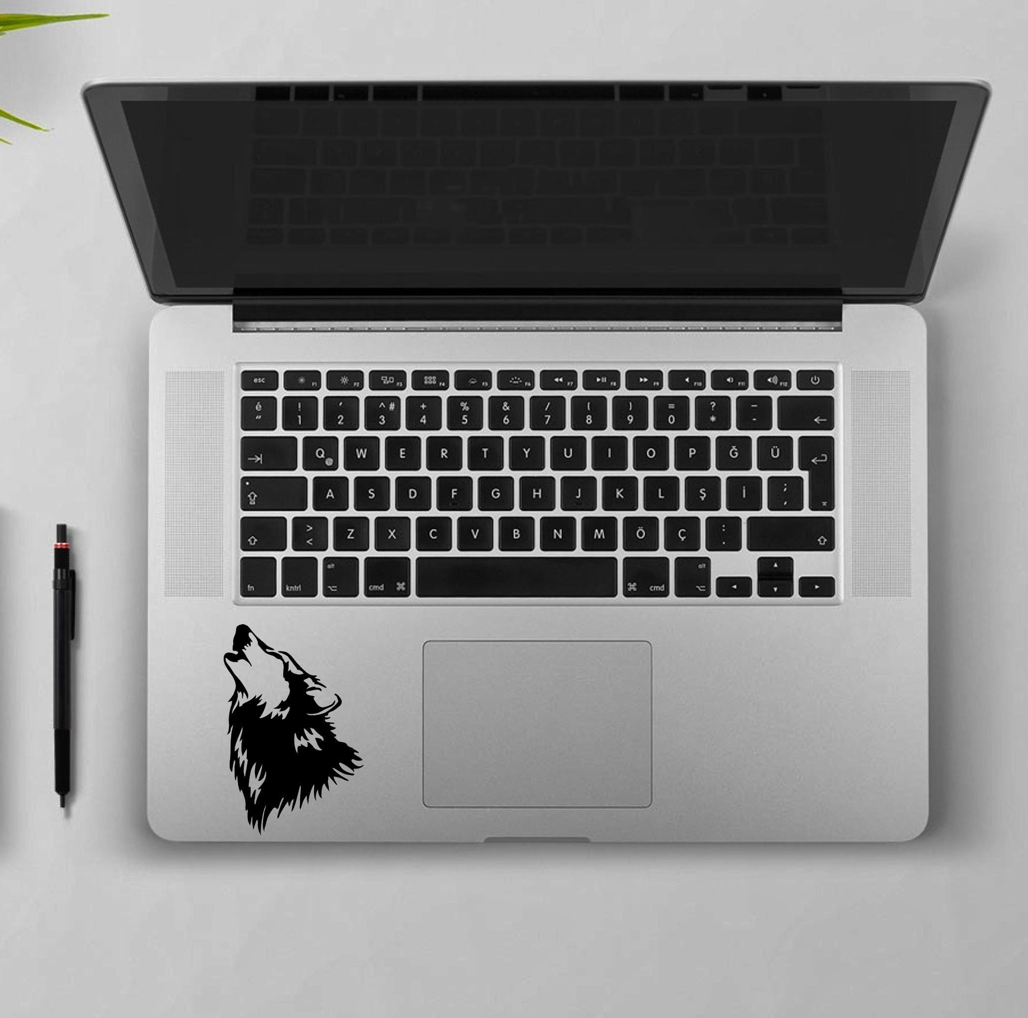 Wolf Decal Howling Wolf Decal Wolf Sticker Mountain Wolf | Etsy