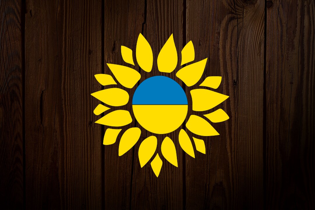 Ukraine Sticker | Ukraine Decal | Sunflower Decal, Stand With Ukraine ...