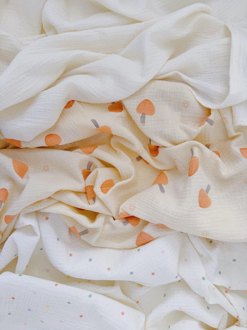 Organic Muslin Gift Set for Newborn, 3 Pack Soft Cotton Gauze Receivers ...