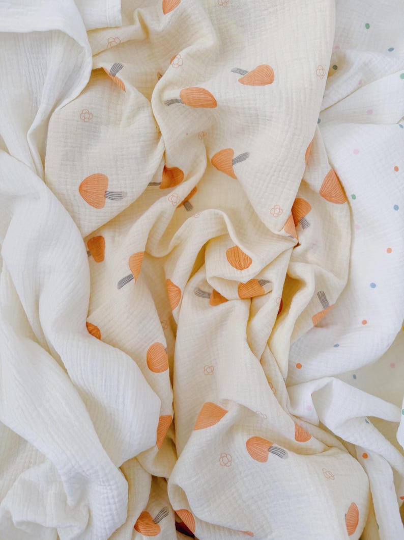 Organic Muslin Gift Set for Newborn, 3 Pack Soft Cotton Gauze Receivers ...