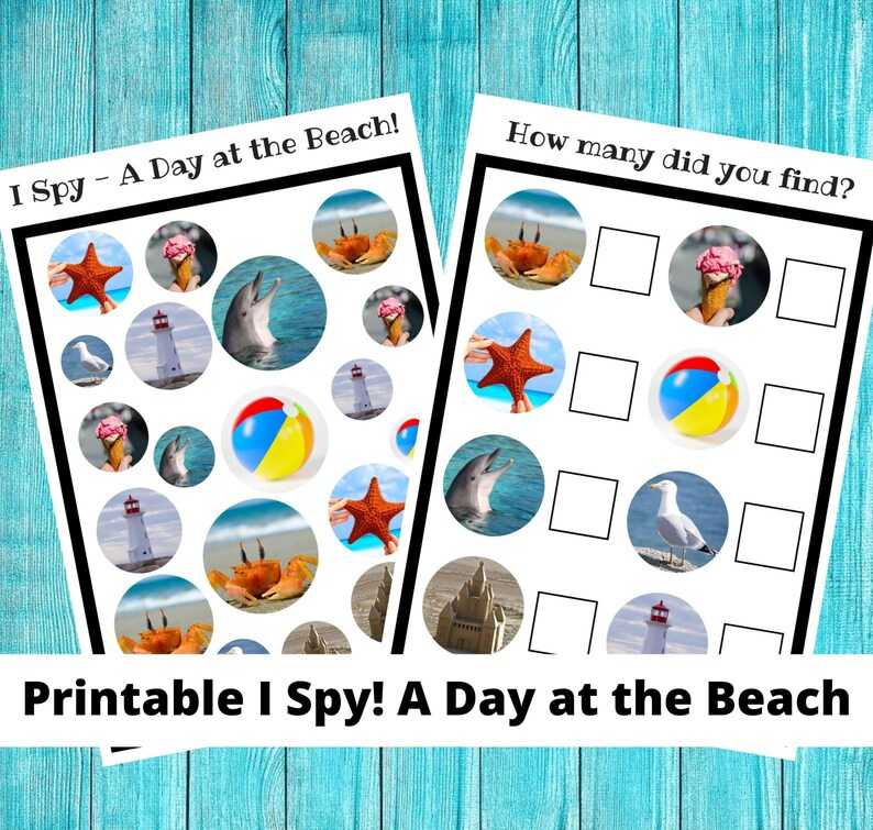 I Spy! A Day at the Park Printable Activity - Etsy