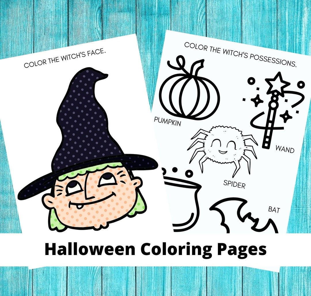Halloween Coloring Pages, Autism, Speech Delay, Communication ...