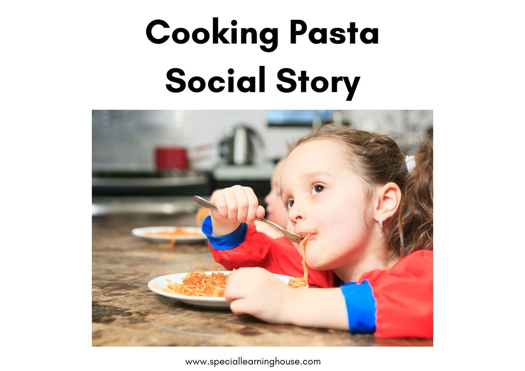 Cooking Pasta Social Story - Etsy