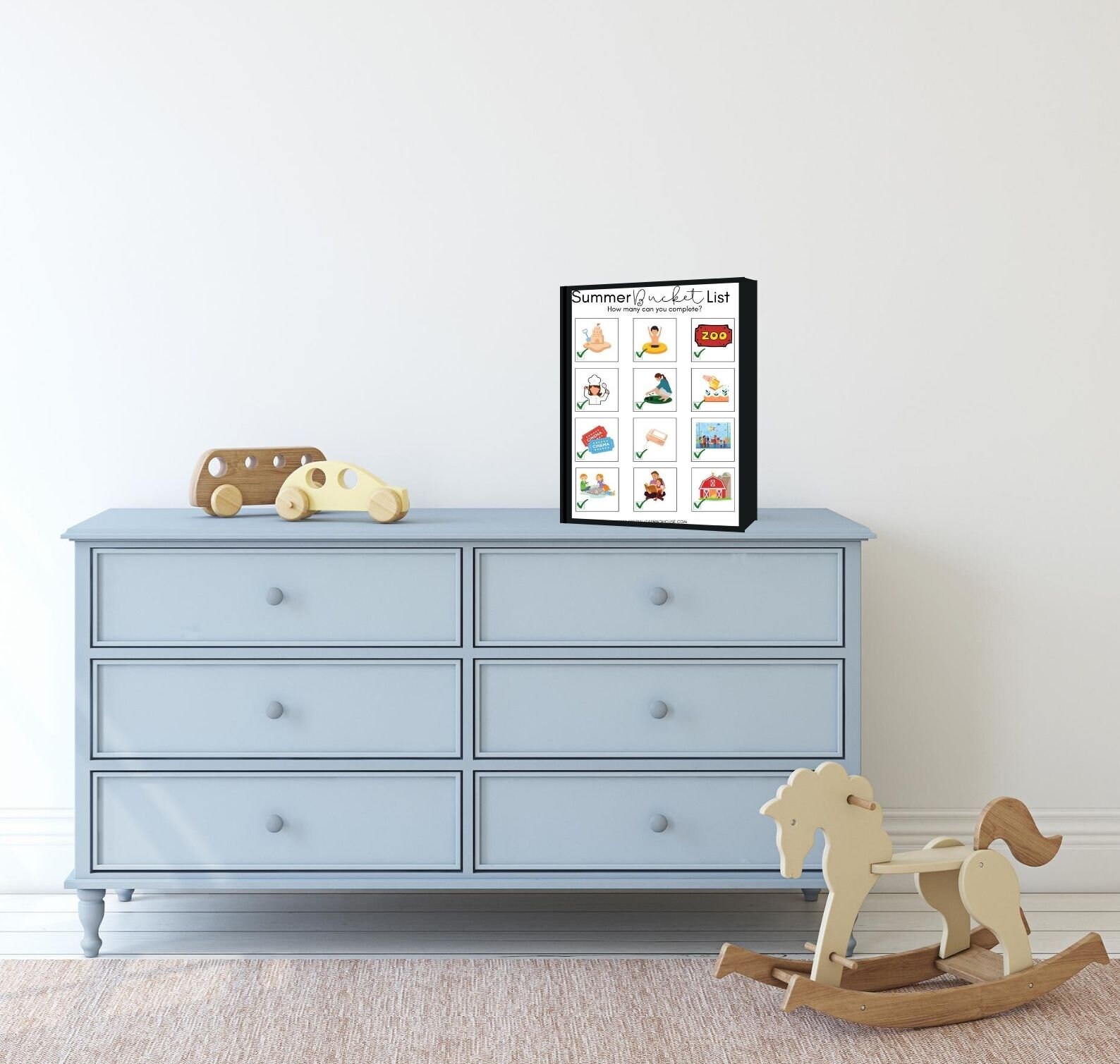 Printable Summer Bucket List for Kids ABA Therapy Autism - Etsy