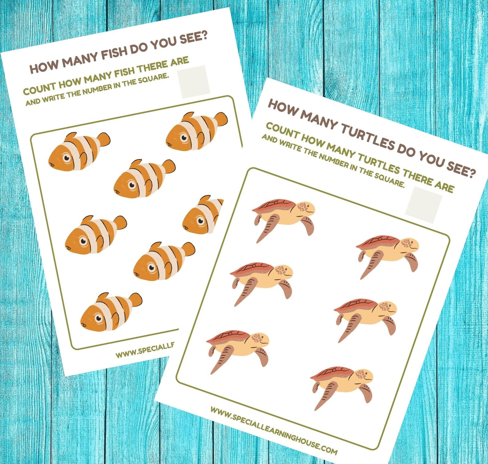 Printable Animal Worksheets for Kids, Autism, Speech Delay ...