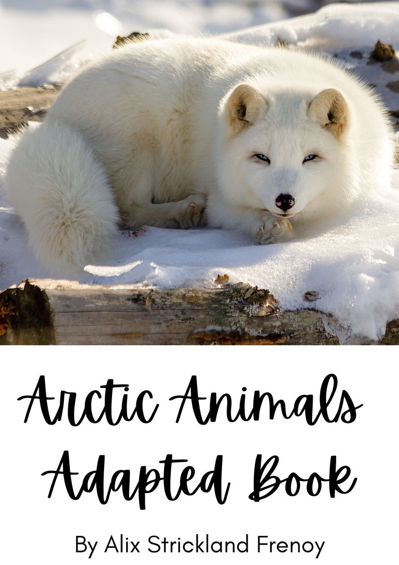 Arctic Animals Adapted Book (printable Activity) - Etsy