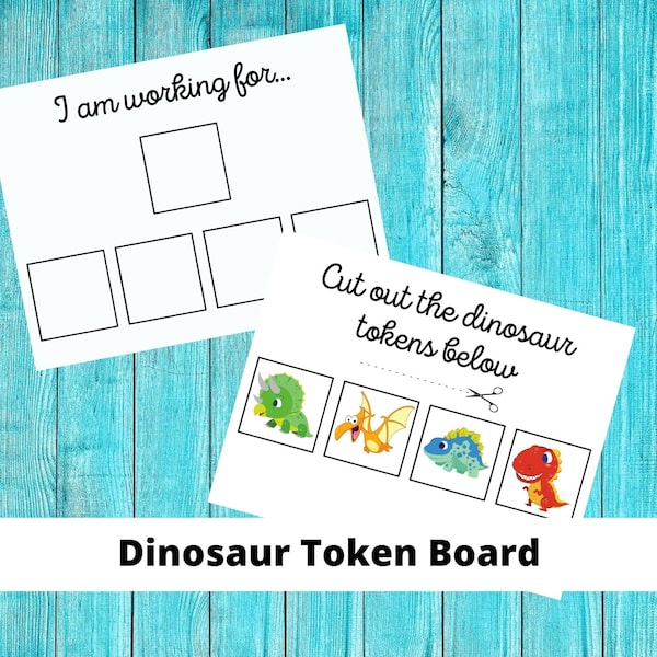 Dinosaur Token Board - Etsy