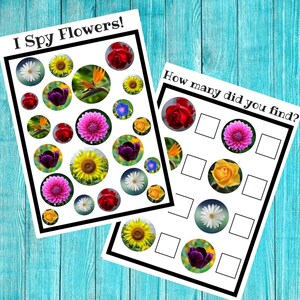 I Spy! Printable Activity Sheets for Kids, Printable Activities for ...