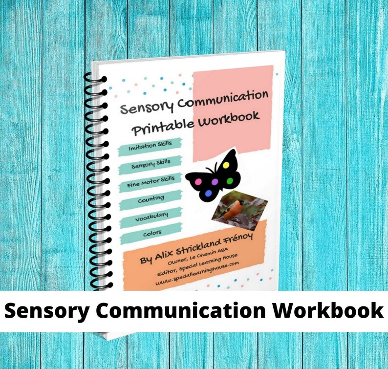 Printable Sensory Communication Workbook for Kids With Autism ABA ...
