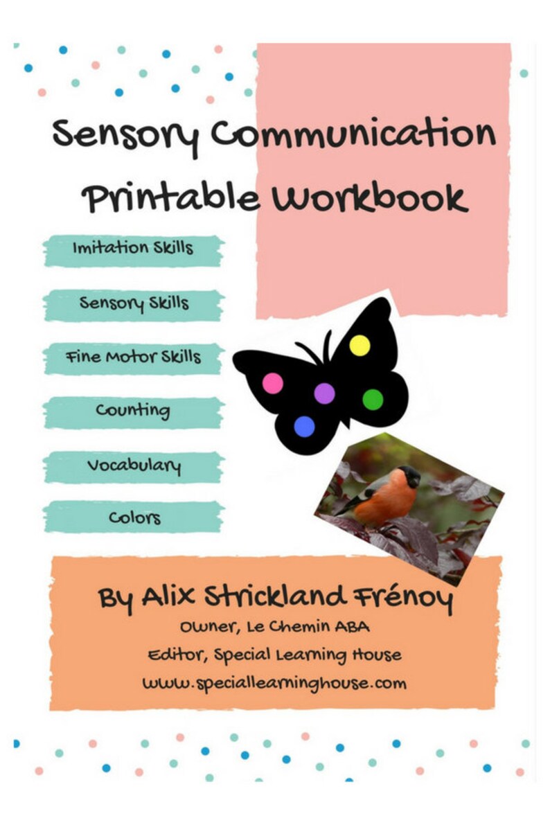 Printable Sensory Communication Workbook for Kids With Autism ABA - Etsy