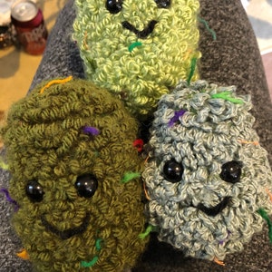 Cute Crocheted Weed Nugs Weed Nug Buddies Shelfie Decor - Etsy
