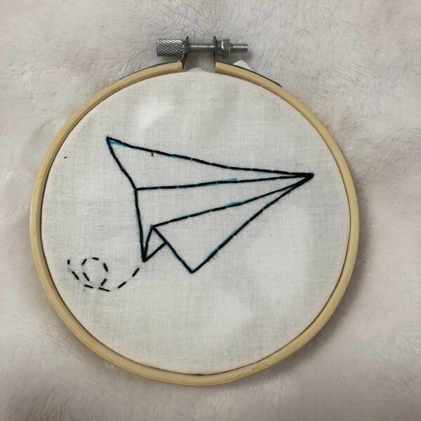 Paper Airplane Hoop - Etsy