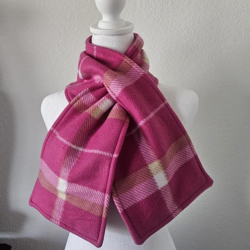 Pink Pull Through Scarf - Etsy
