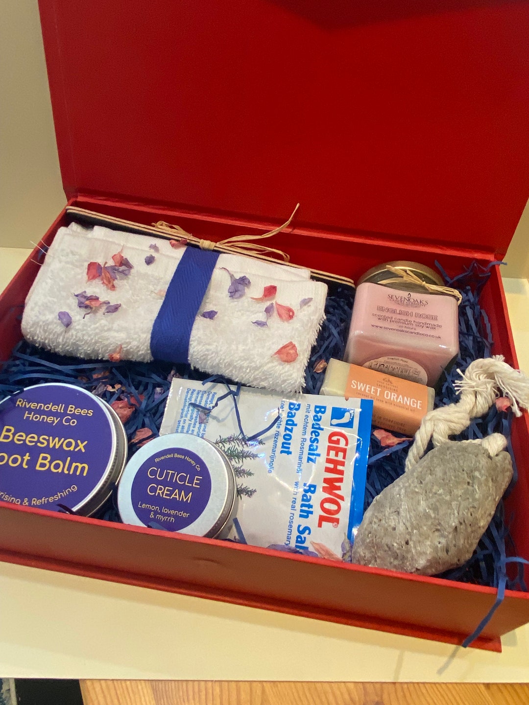 Rivendell Bees Foot Spa Gift Box - Etsy