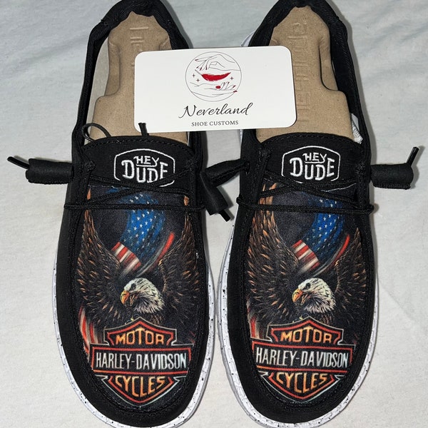 Motorcycle Hey Dudes - Etsy