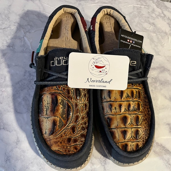 Hey Dudes Alligator Skin - Etsy