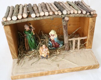 Nativity stable | Etsy