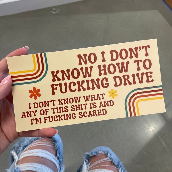 Im Drive Bumper Sticker - Etsy