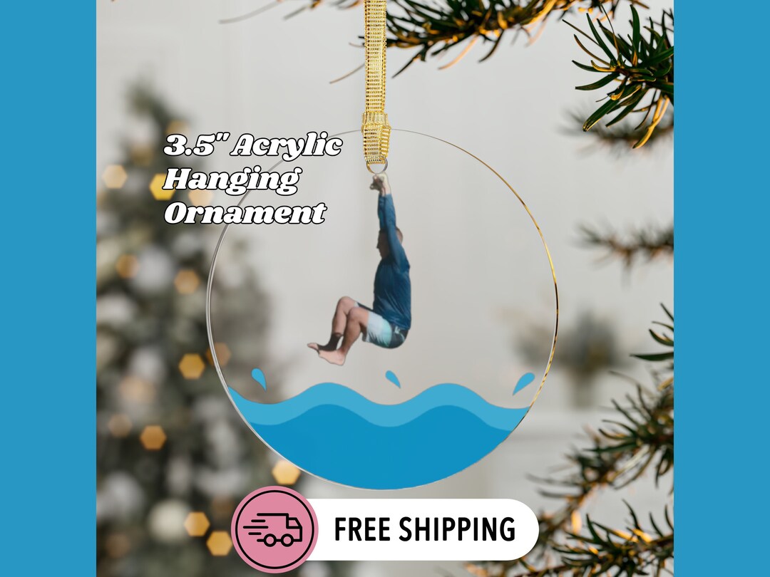 Just Here for the Zip Line Christmas Tree Ornament Single or Set ...