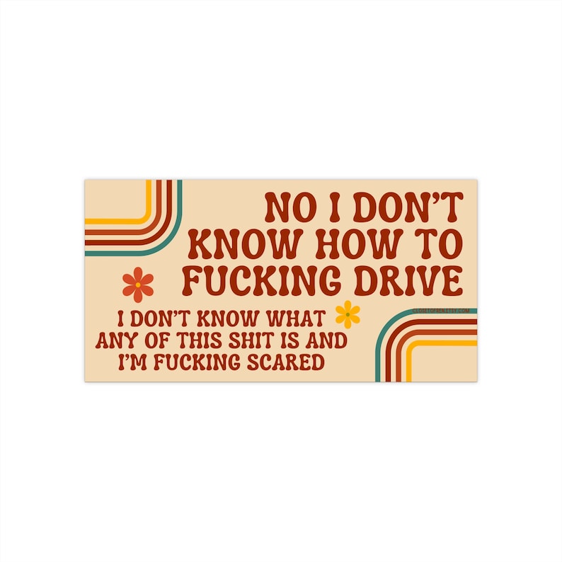 ITYSL With Tim Robinson 7.5 X 3.75 Bumper Sticker No I Don't Know How ...