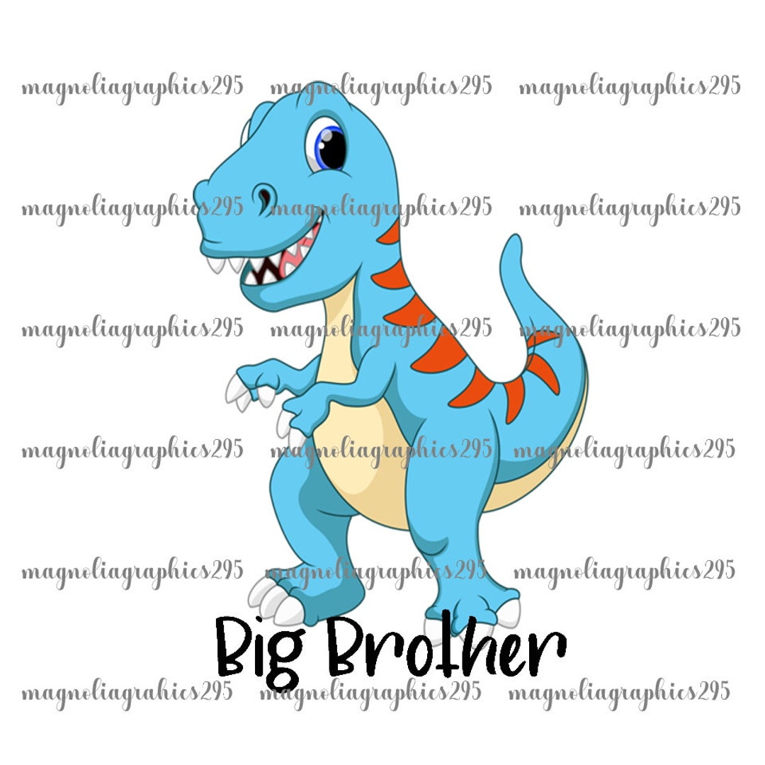 Big Brother Sublimation Design, Digital PNG Design, Dino PNG Design ...