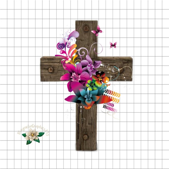 Cross Sublimation Design Clip Art Printable File Cross | Etsy