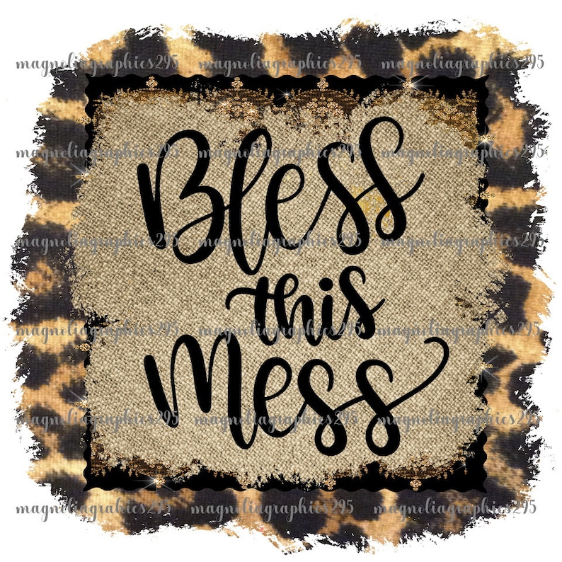 Bless This Mess Sublimation Design Sublimation Design Clip - Etsy