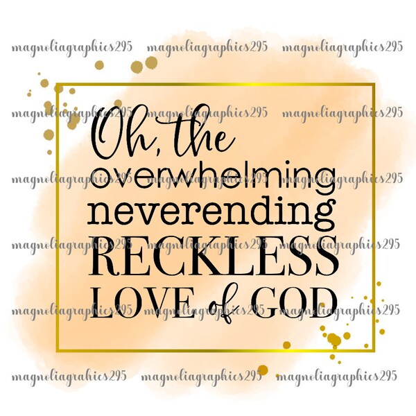 Reckless Love - Etsy