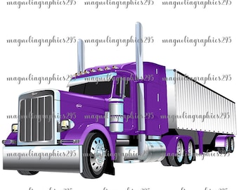 18 Wheeler Png | Etsy