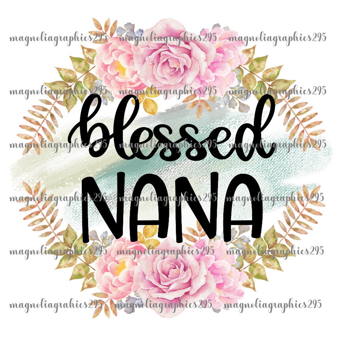 Blessed Nana Sublimation Design Nana Sublimation Design Clip - Etsy UK