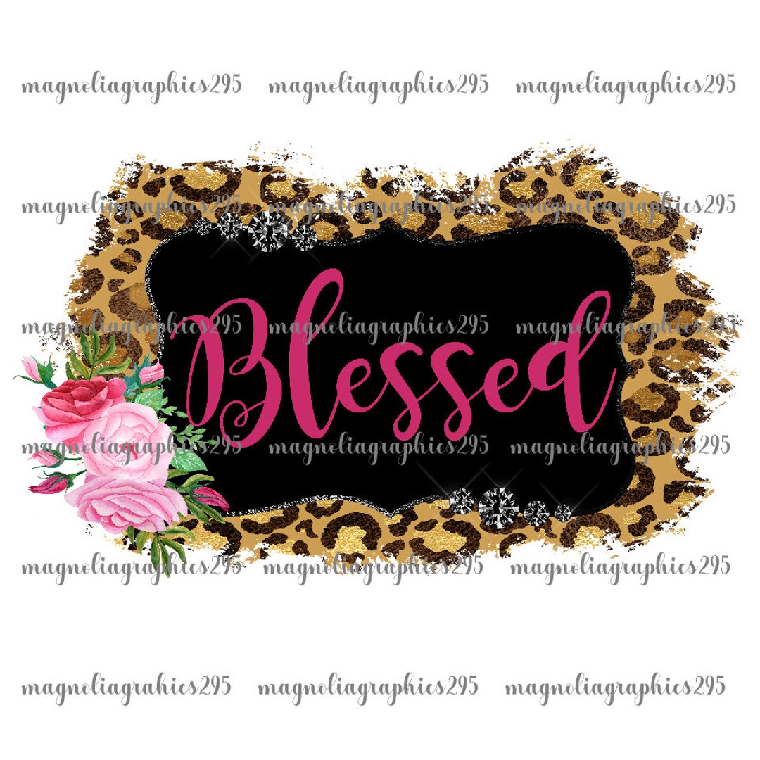 Blessed Sublimation Design Christian Sublimation Design Clip - Etsy