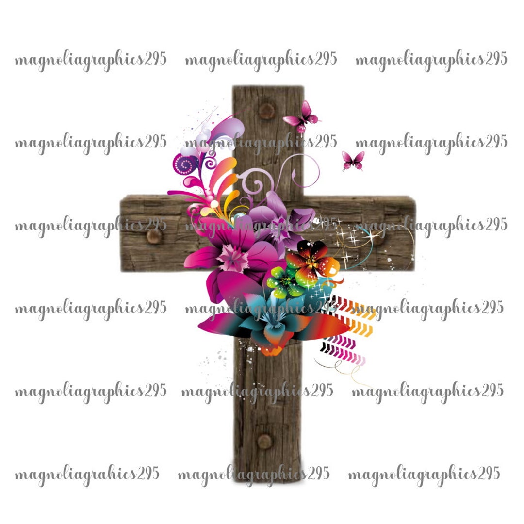 Cross Sublimation Design, Clip Art, Printable File, Cross Digital ...