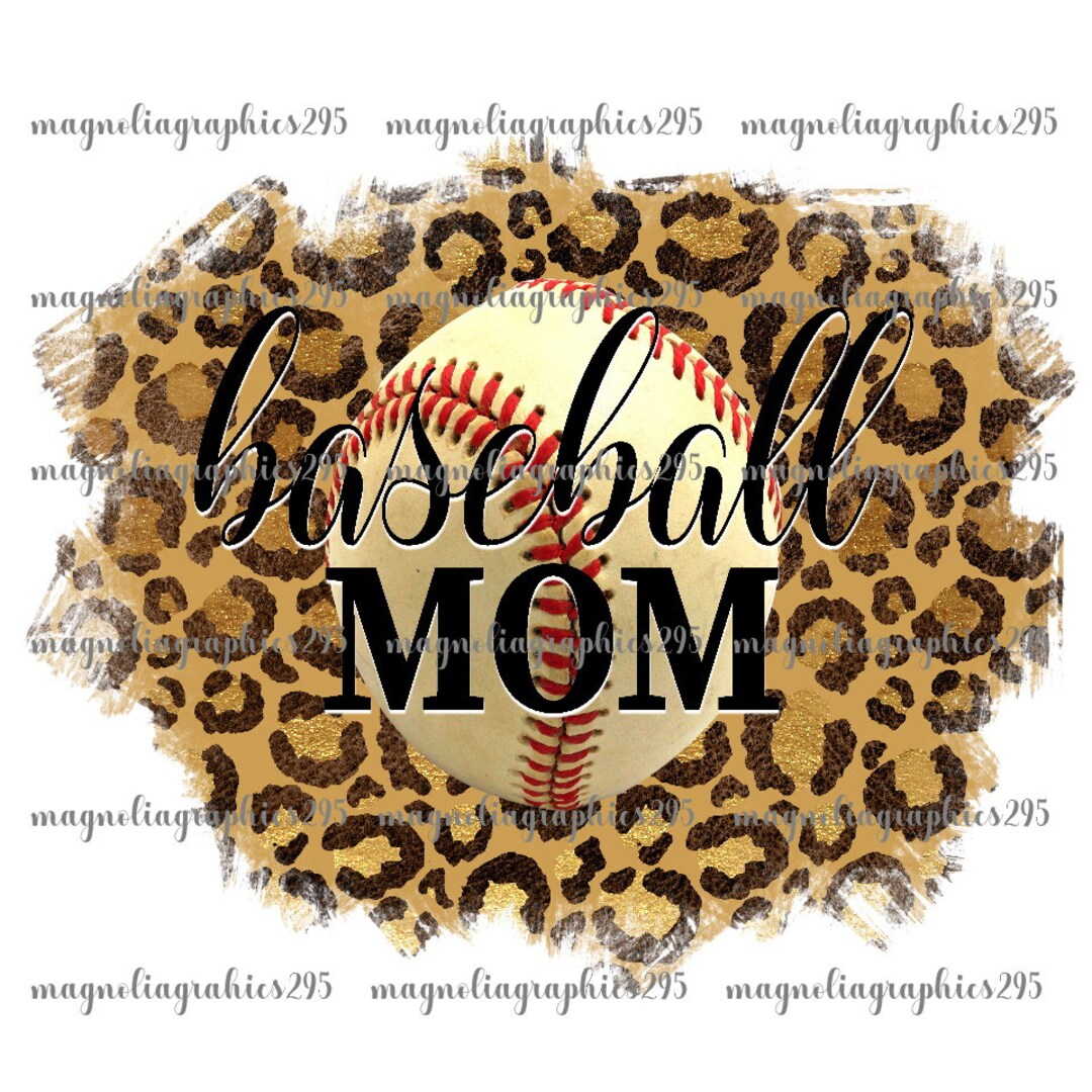 Baseball Mom Sublimation Design, Baseball Mom Clip Art, Printable File ...